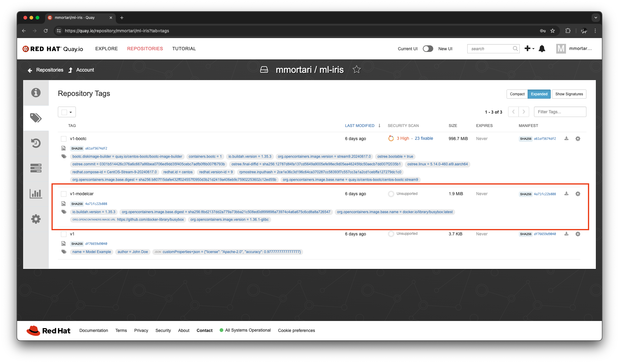 Demo 1: Introduction - OCI Artifact for ML model & metadata